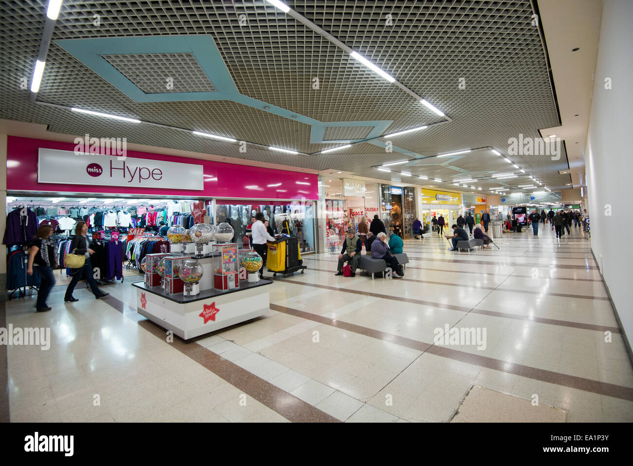 Broadmarsh Shopping Centre before it was demolished in Nottingham City ...