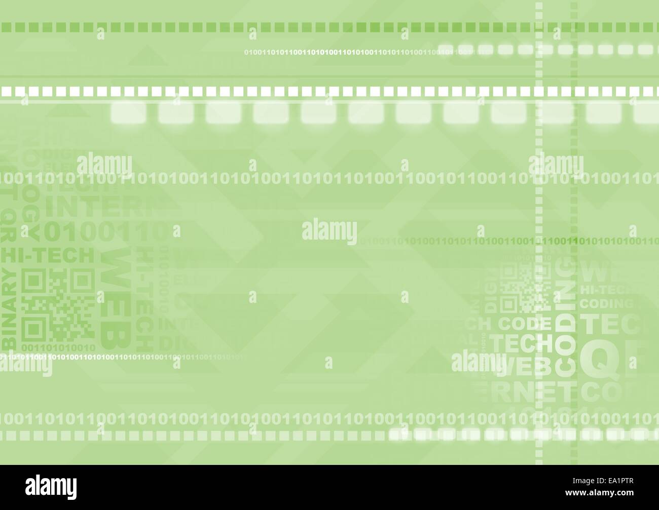 Hi-tech green background Stock Photo - Alamy