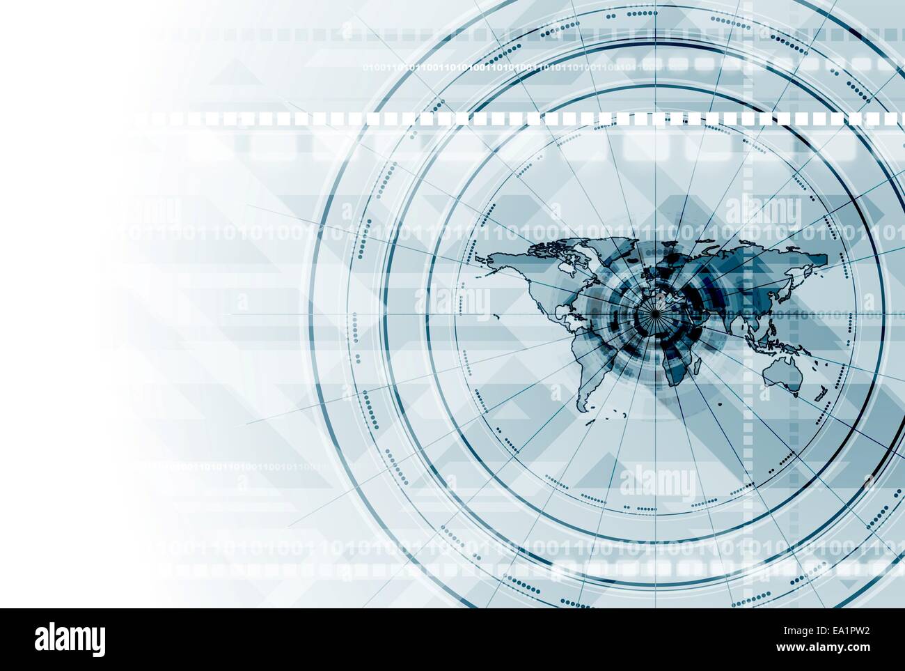 Light blue hi-tech background Stock Photo - Alamy