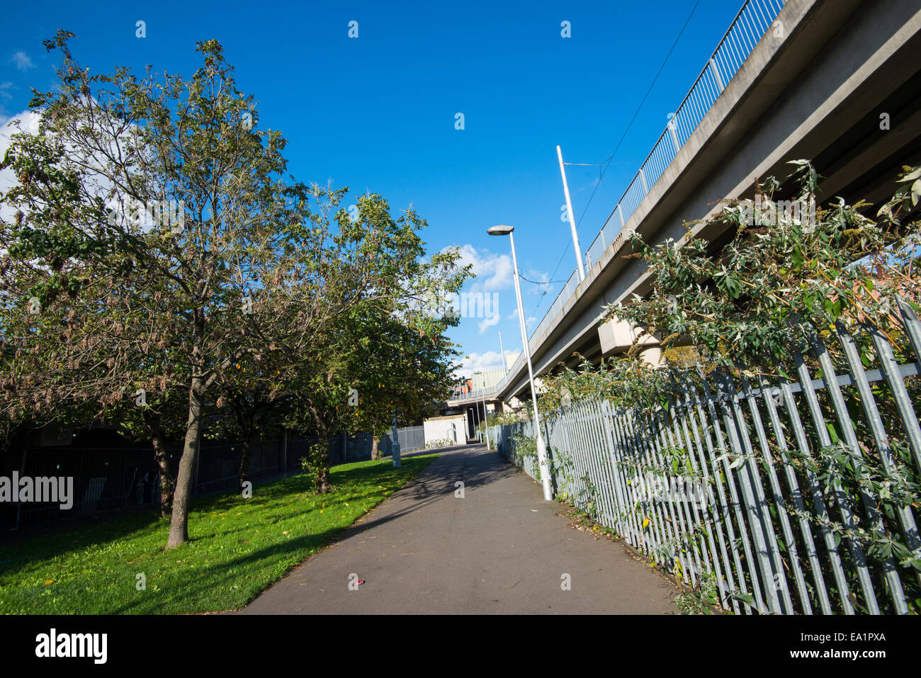 Empty land being developed on Canal Street by Broadmarsh in Nottingham ...