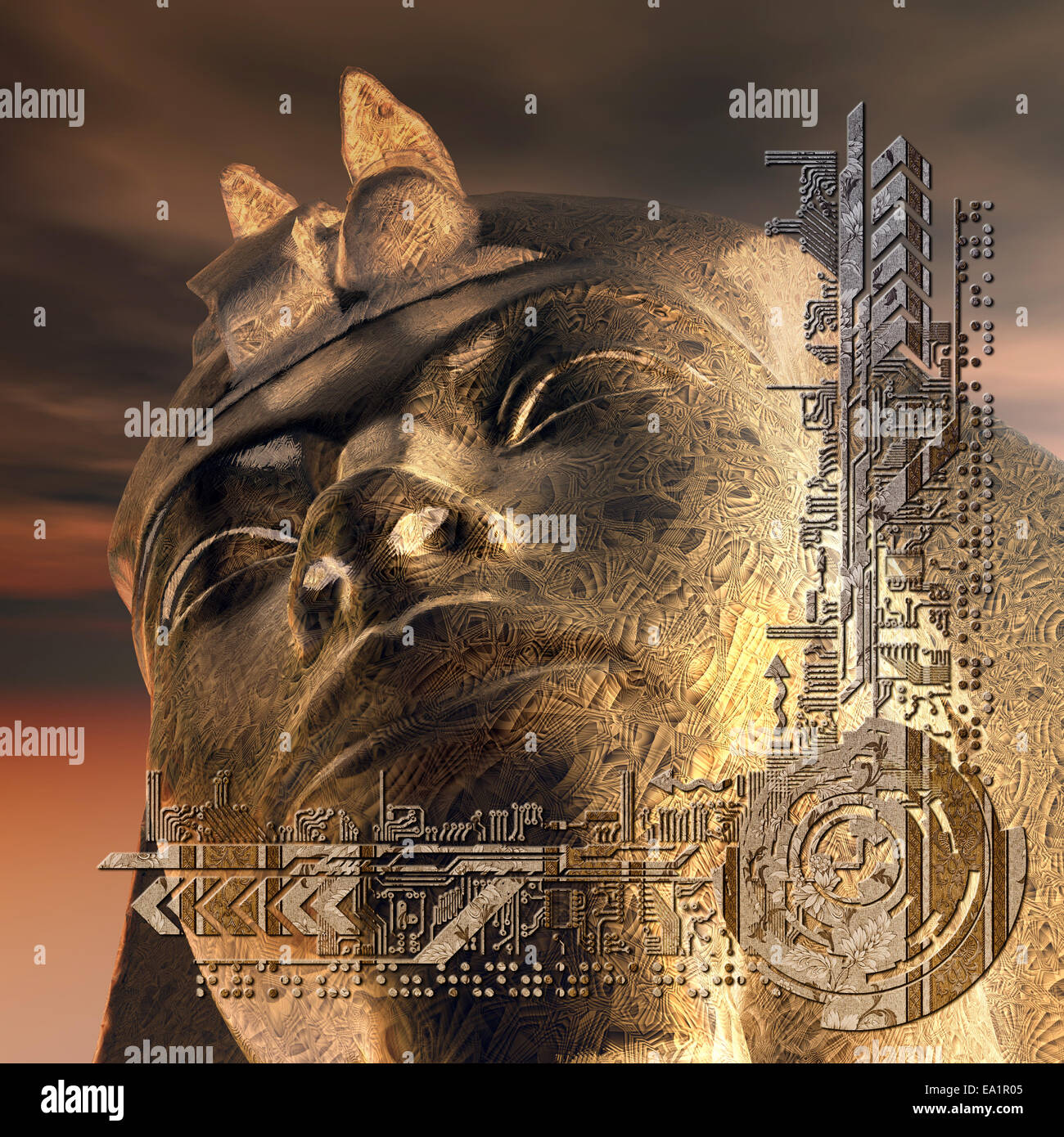 the past meets the present Stock Photo - Alamy