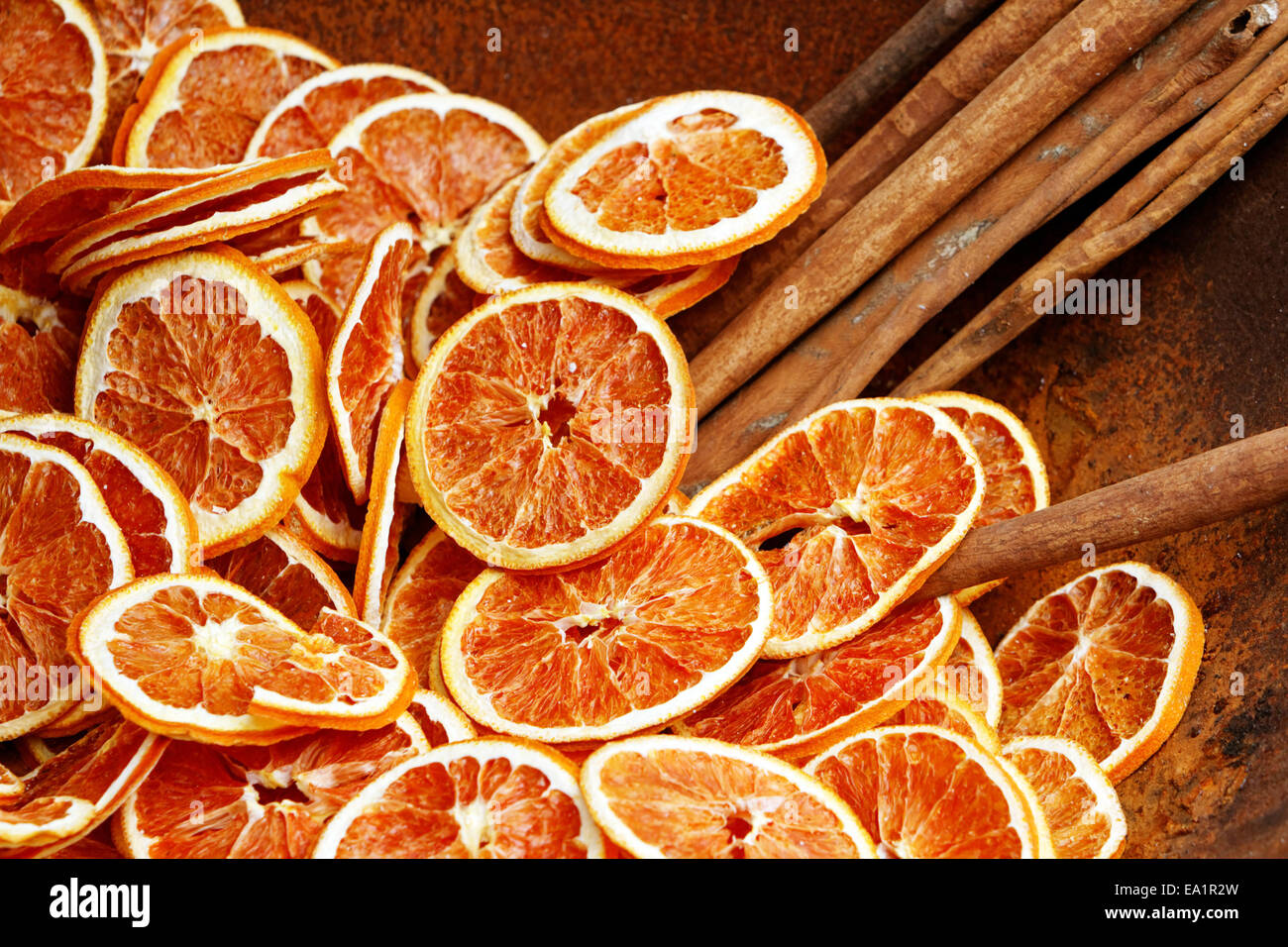 Orange and Cinnamon Stock Photo - Alamy