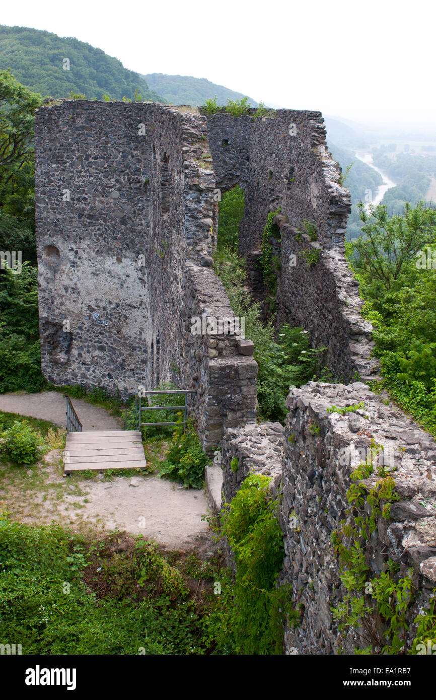 Castle ruins Nevitsky Stock Photo - Alamy