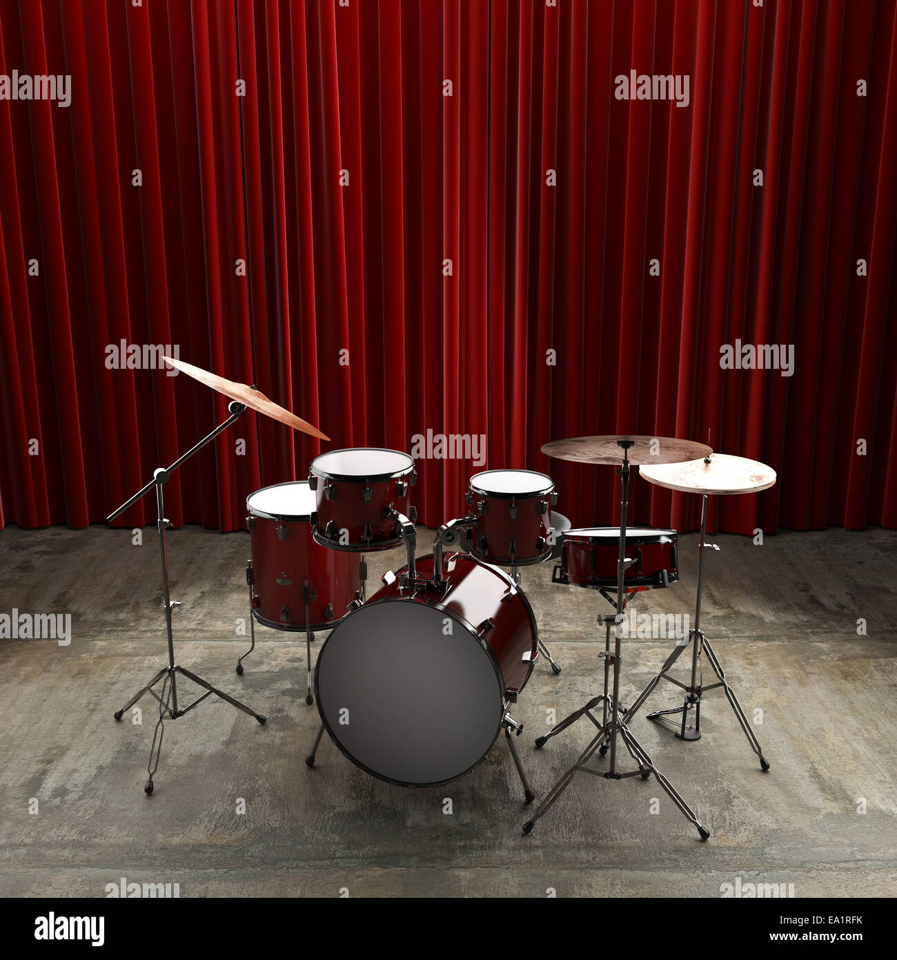 Stage Drum High Resolution Stock Photography and Images - Alamy