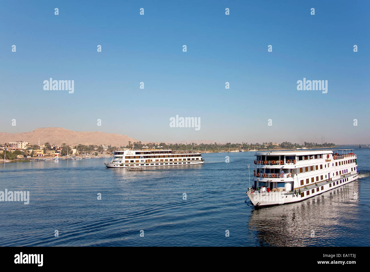 Early in the morning on the Nile Stock Photo - Alamy