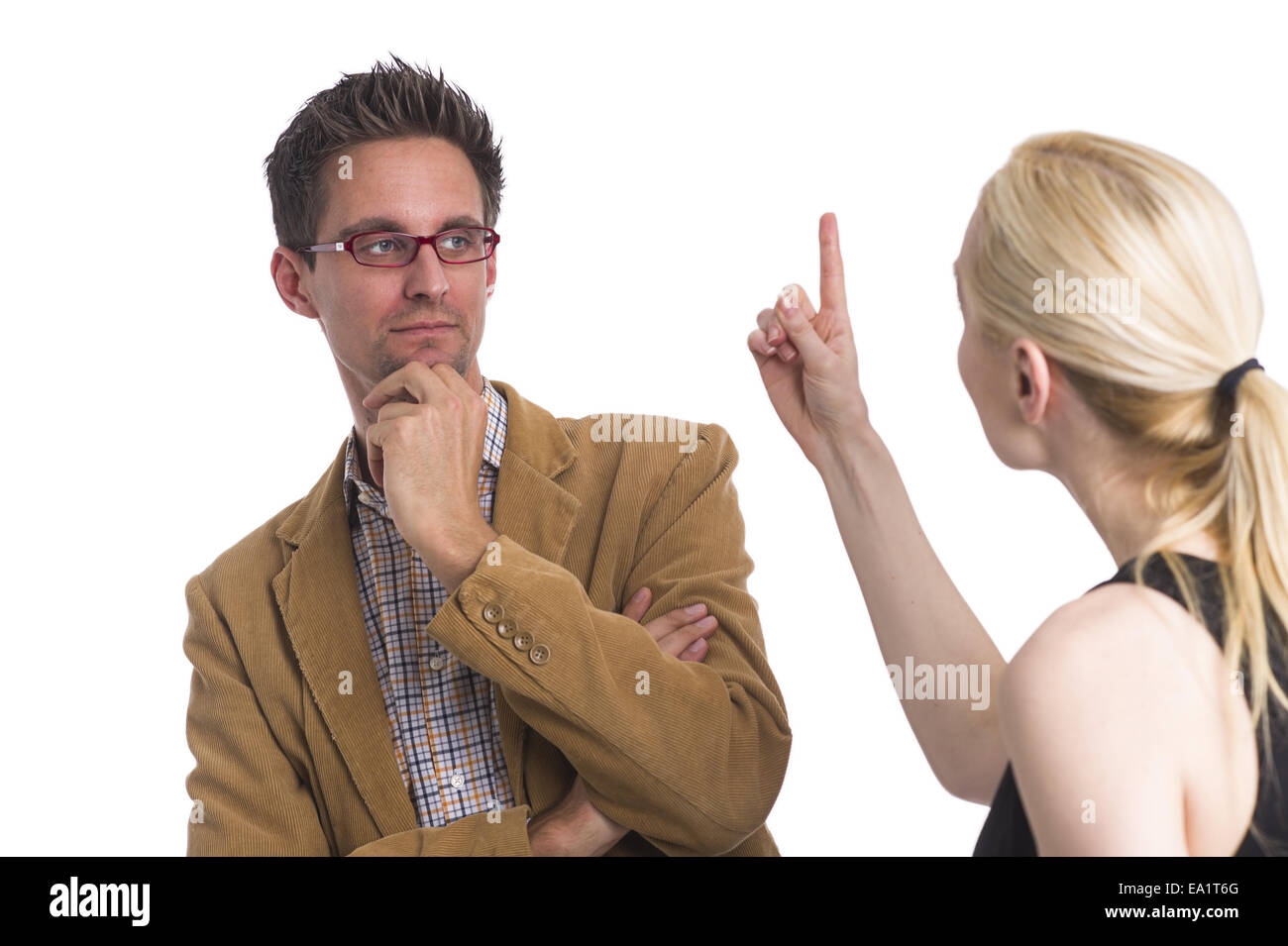 Angry couple hi-res stock photography and images - Alamy