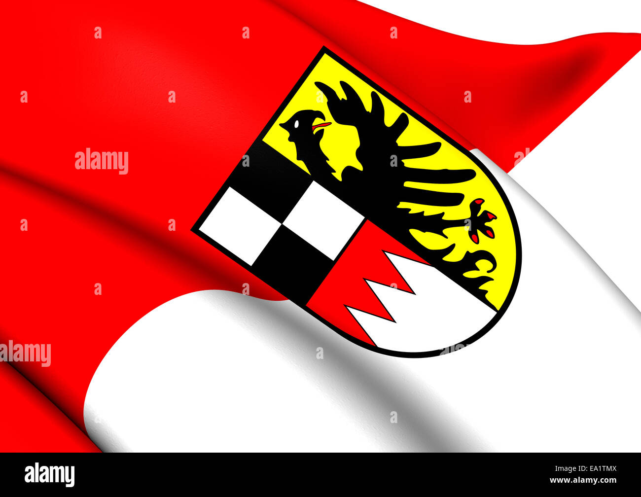 Flag of Middle Franconia Stock Photo - Alamy