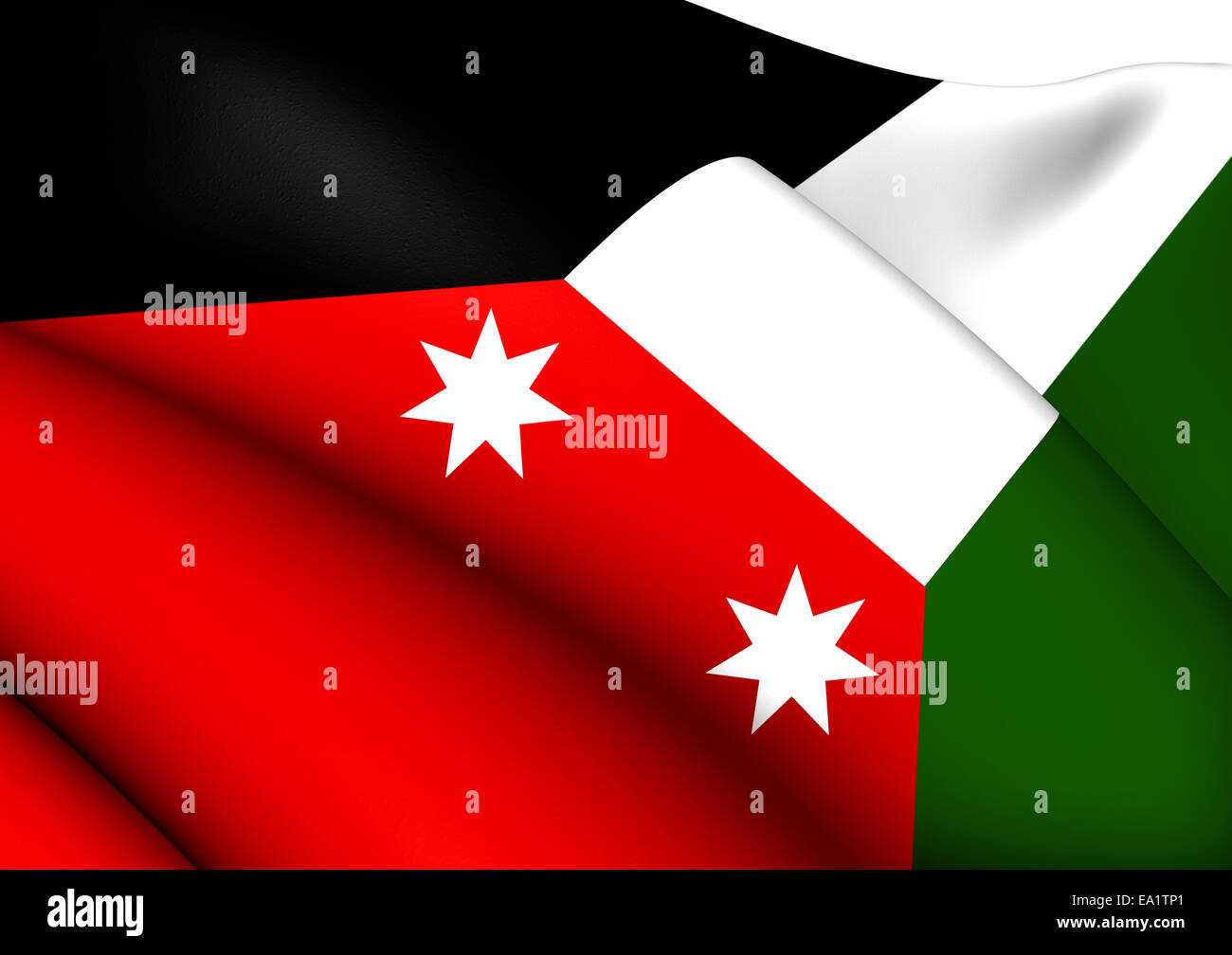 Flag of Iraq (1924-1959 Stock Photo - Alamy