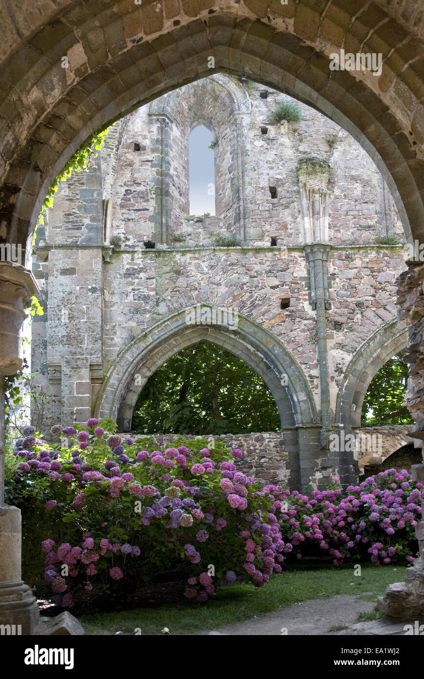 Bretagne abbaye de beauport hi-res stock photography and images - Alamy