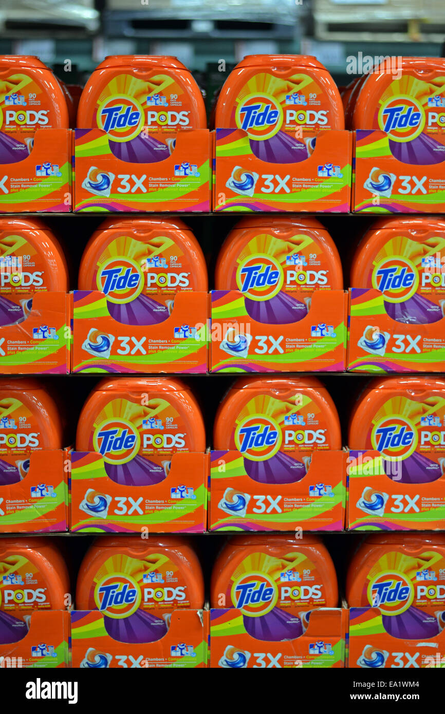 Large size TIDE detergent pods for sale at BJ's Wholesale Club in ...