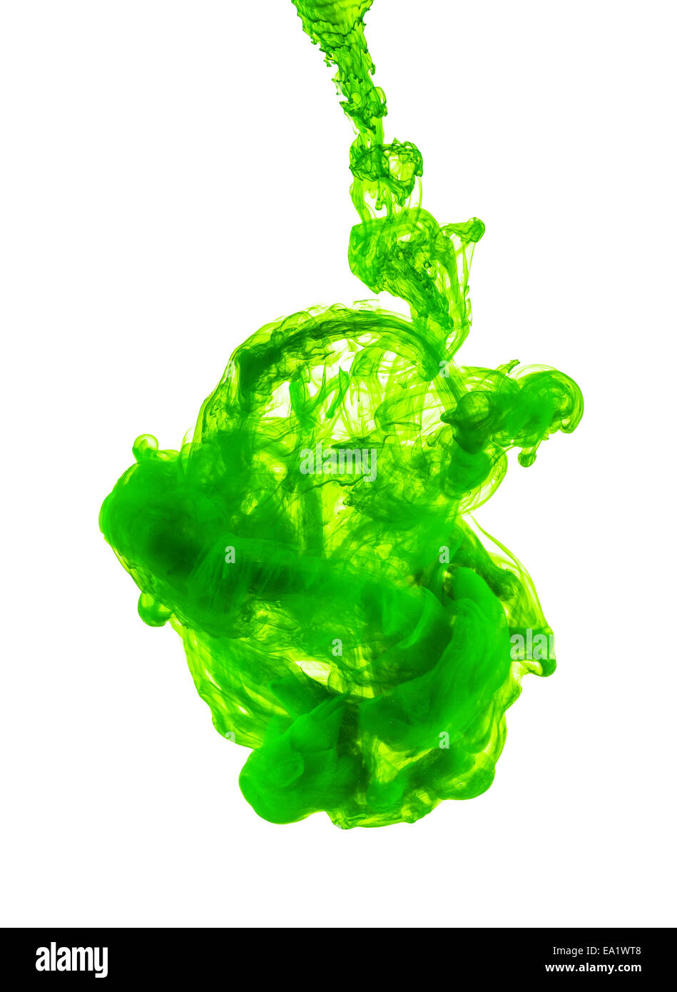 Green Ink In Water
