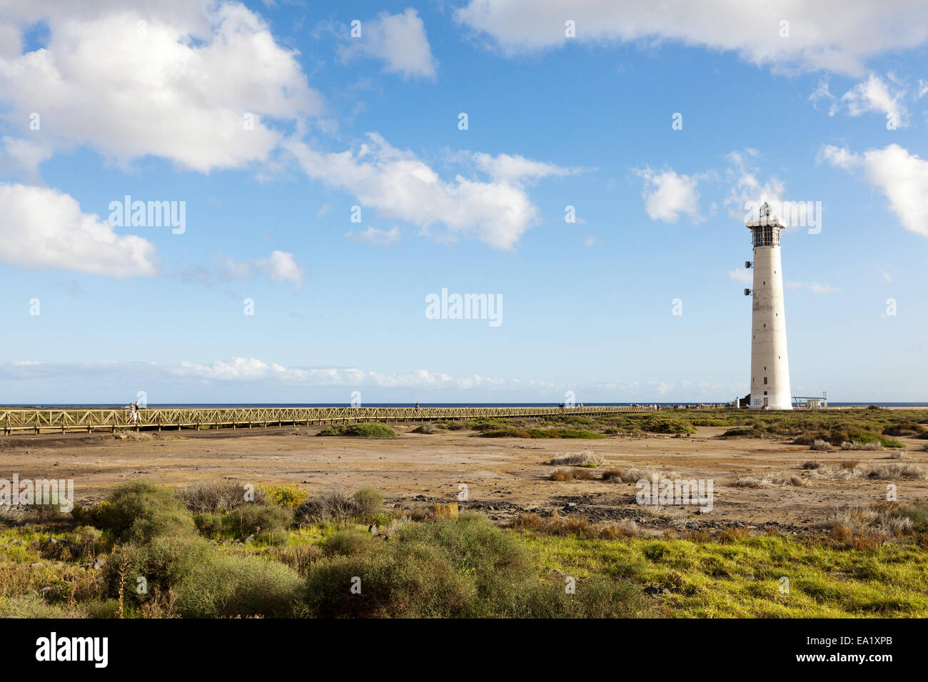 The lighthouse of Morro Jable Stock Photo - Alamy