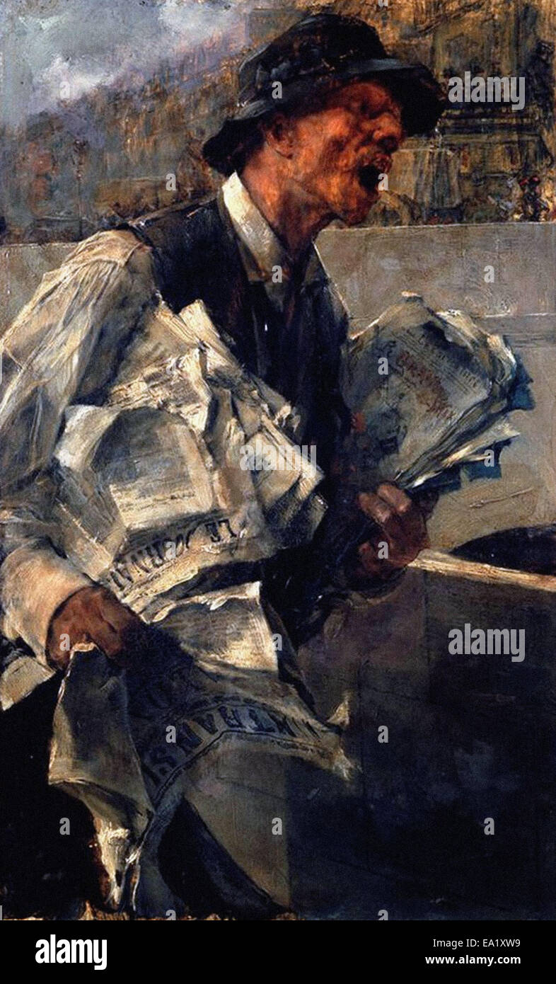 Newspaperman High Resolution Stock Photography and Images - Alamy