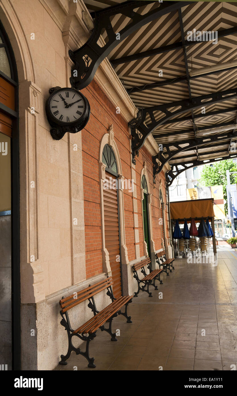 The old train station of Palma Stock Photo - Alamy