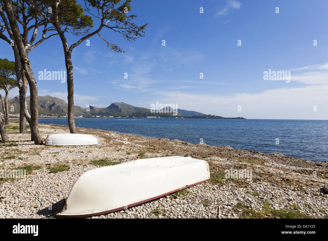 The bay of Pollensa Stock Photo - Alamy