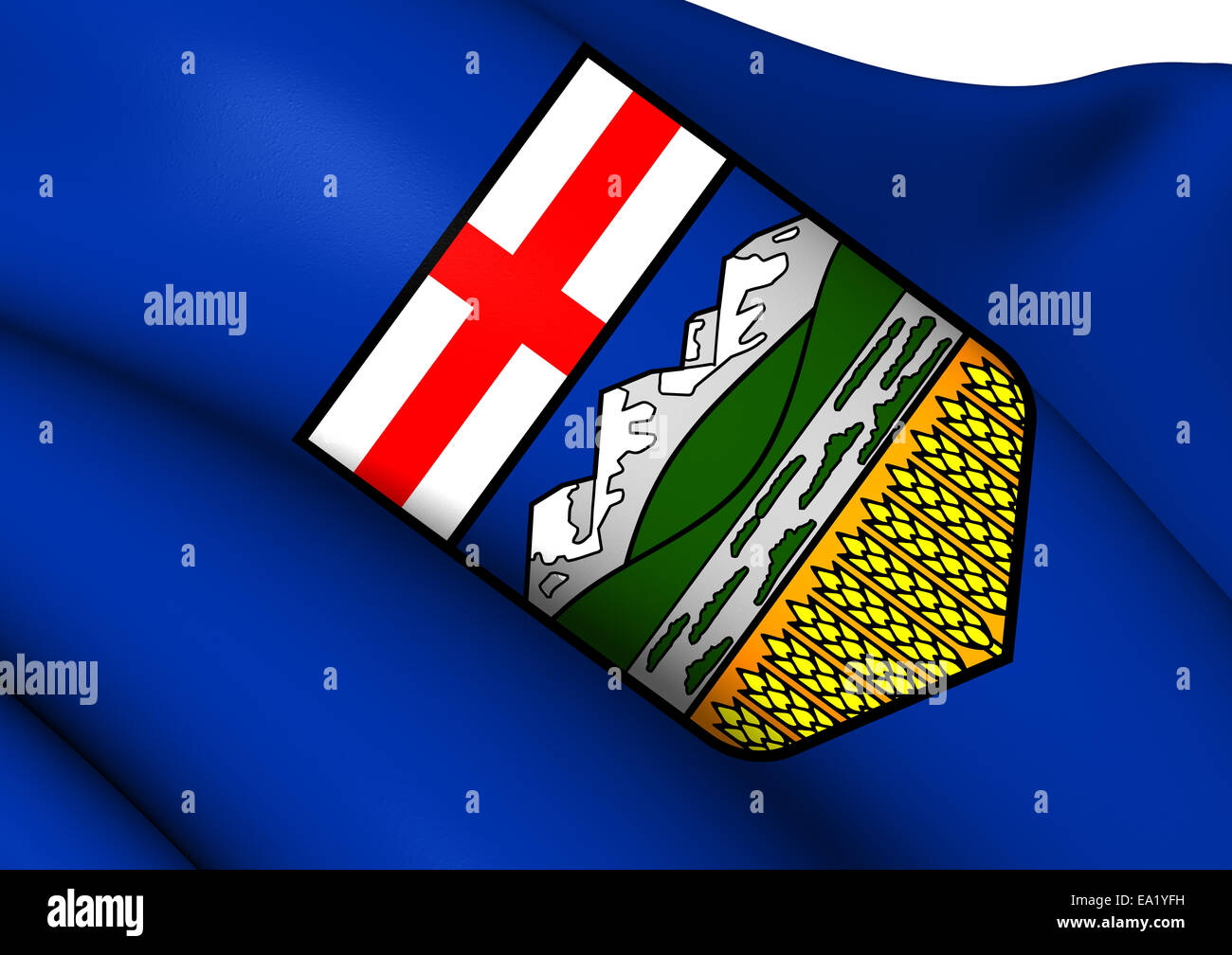 Canadian state alberta flag hi-res stock photography and images - Alamy