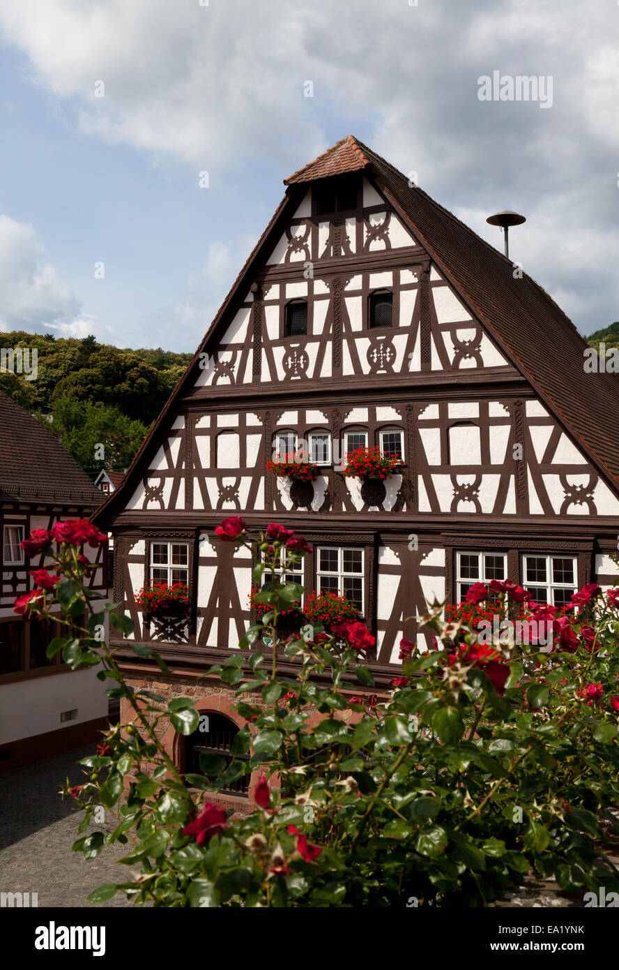 Renaissance town hall Dörrenbach Stock Photo - Alamy