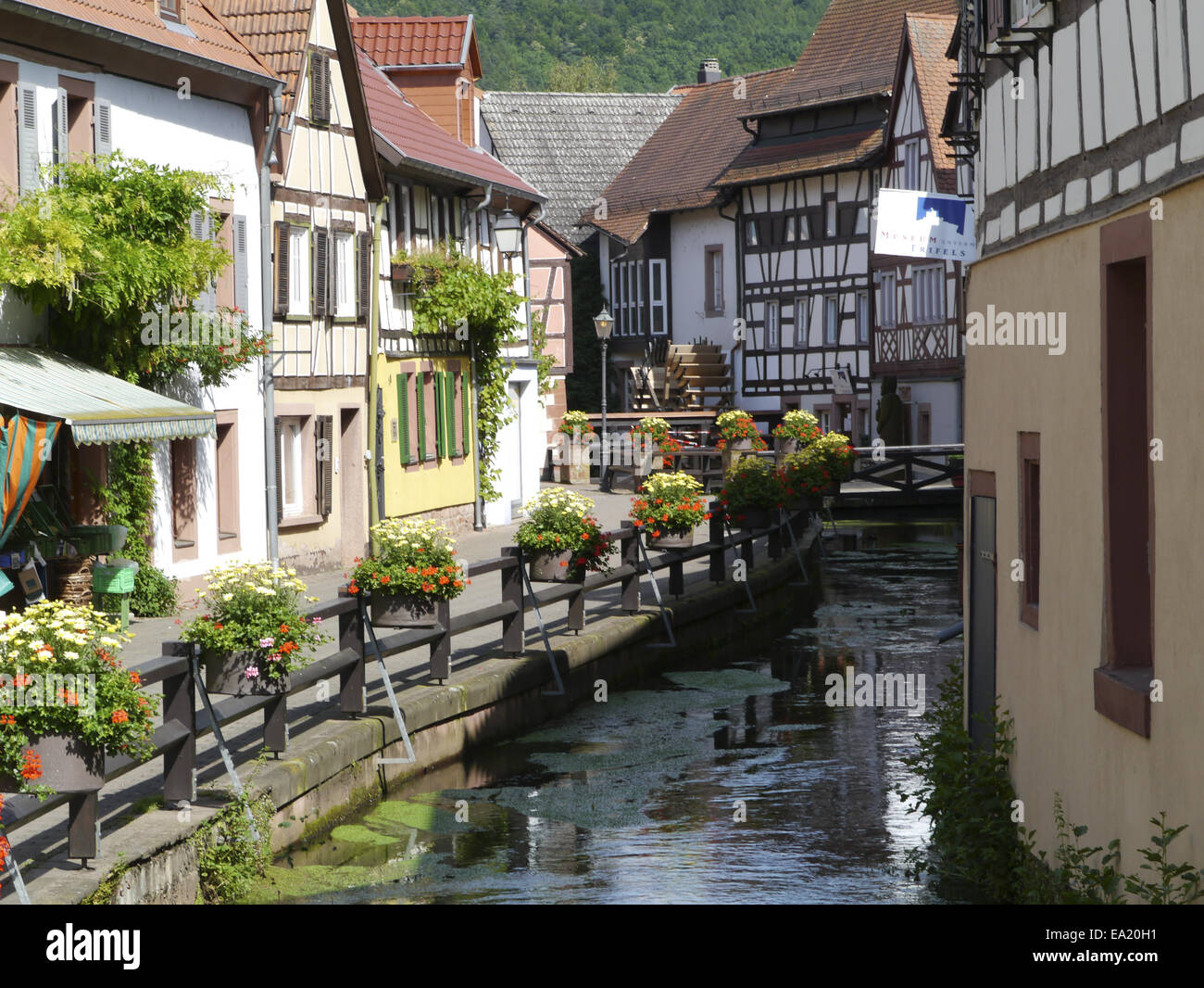 Water Lane Annweiler Stock Photo - Alamy