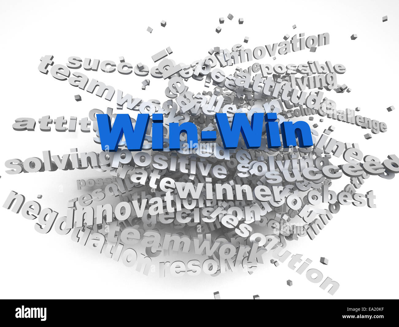 3d imagen Win - Win concept word cloud background Stock Photo - Alamy