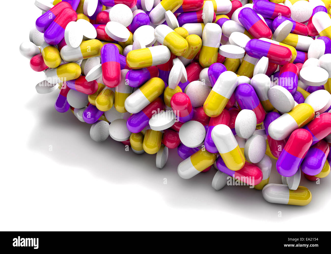 Many colorful medicines. Medical, pharmacy Background Stock Photo - Alamy