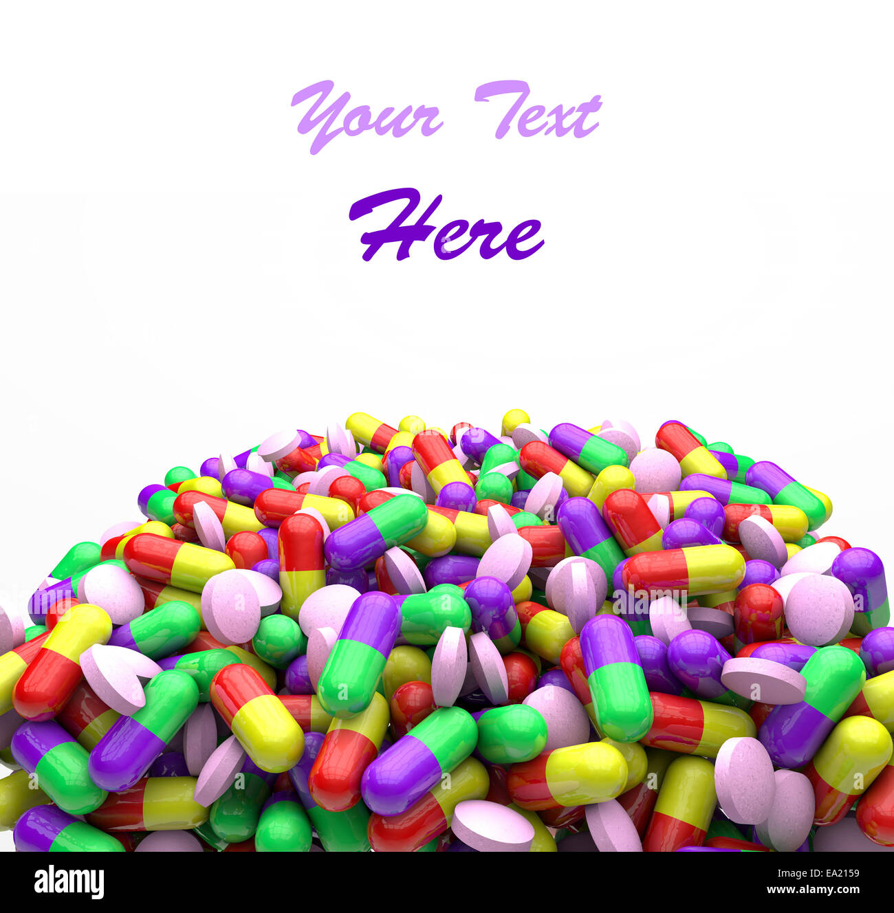 Many colorful medicines. Medical, pharmacy Background Stock Photo - Alamy