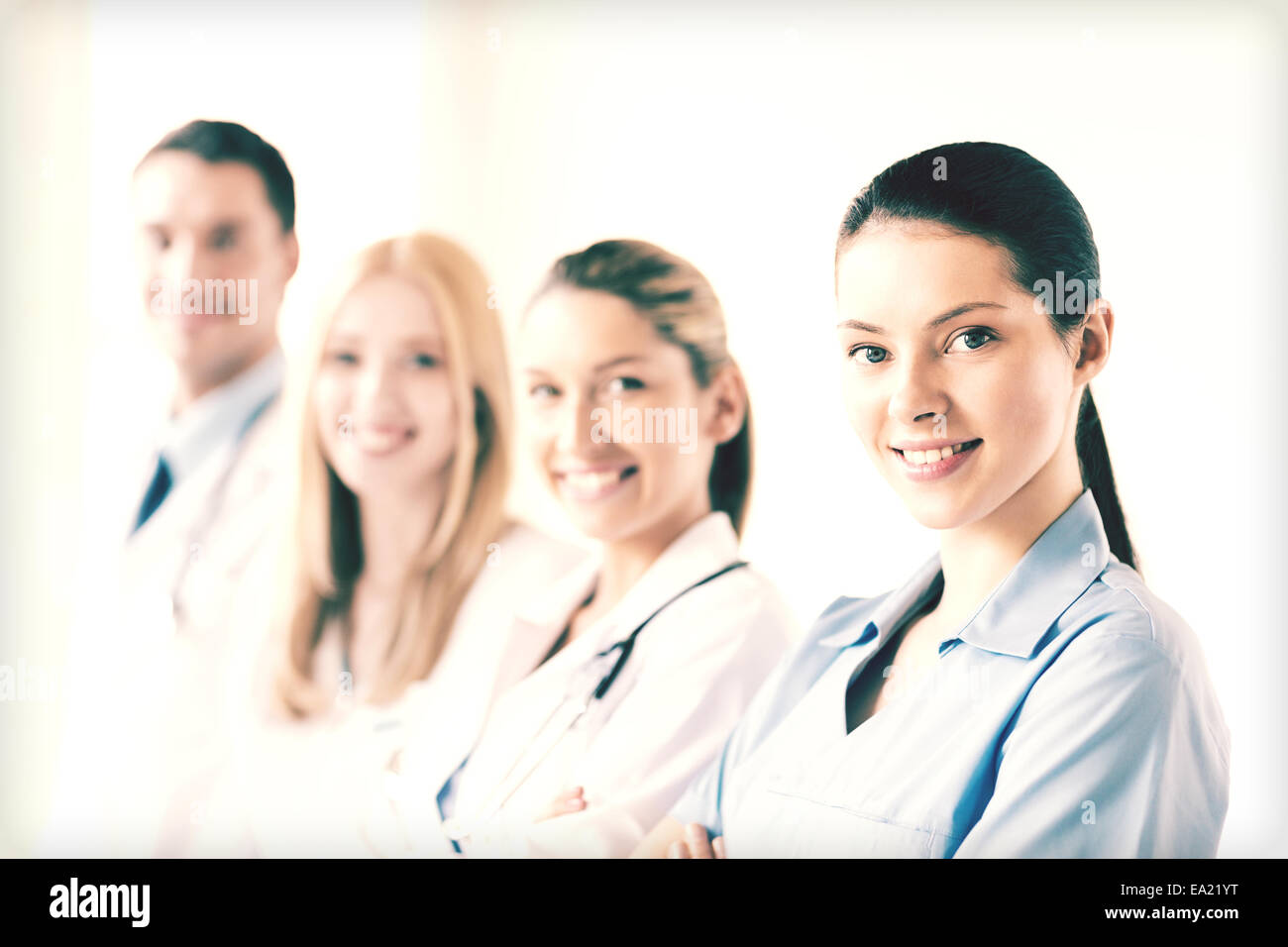 Group female medical practitioners hi-res stock photography and images ...