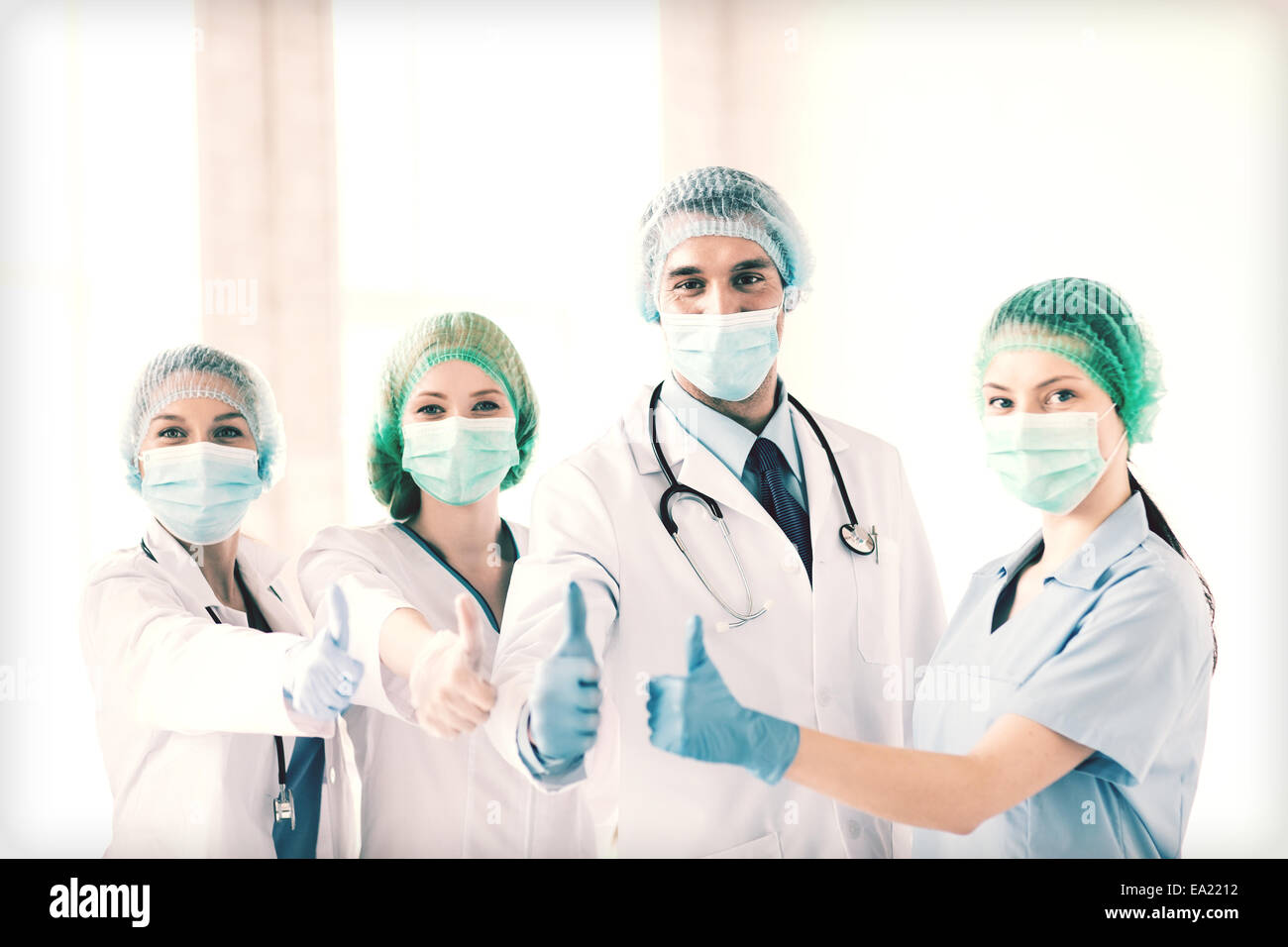 group of doctors in operating room Stock Photo - Alamy