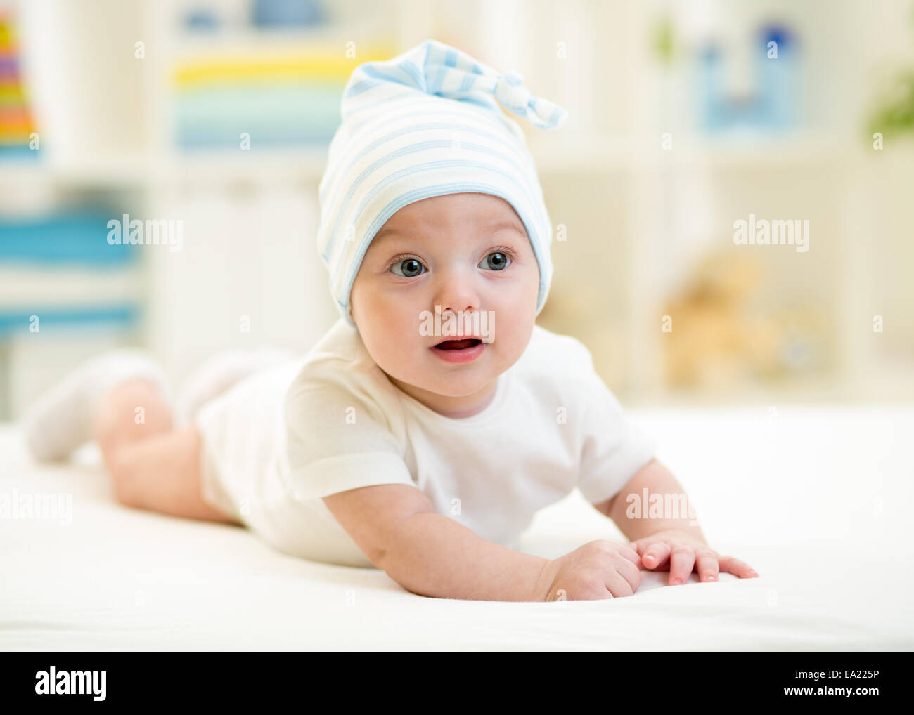 Smiling baby boy Stock Photo - Alamy