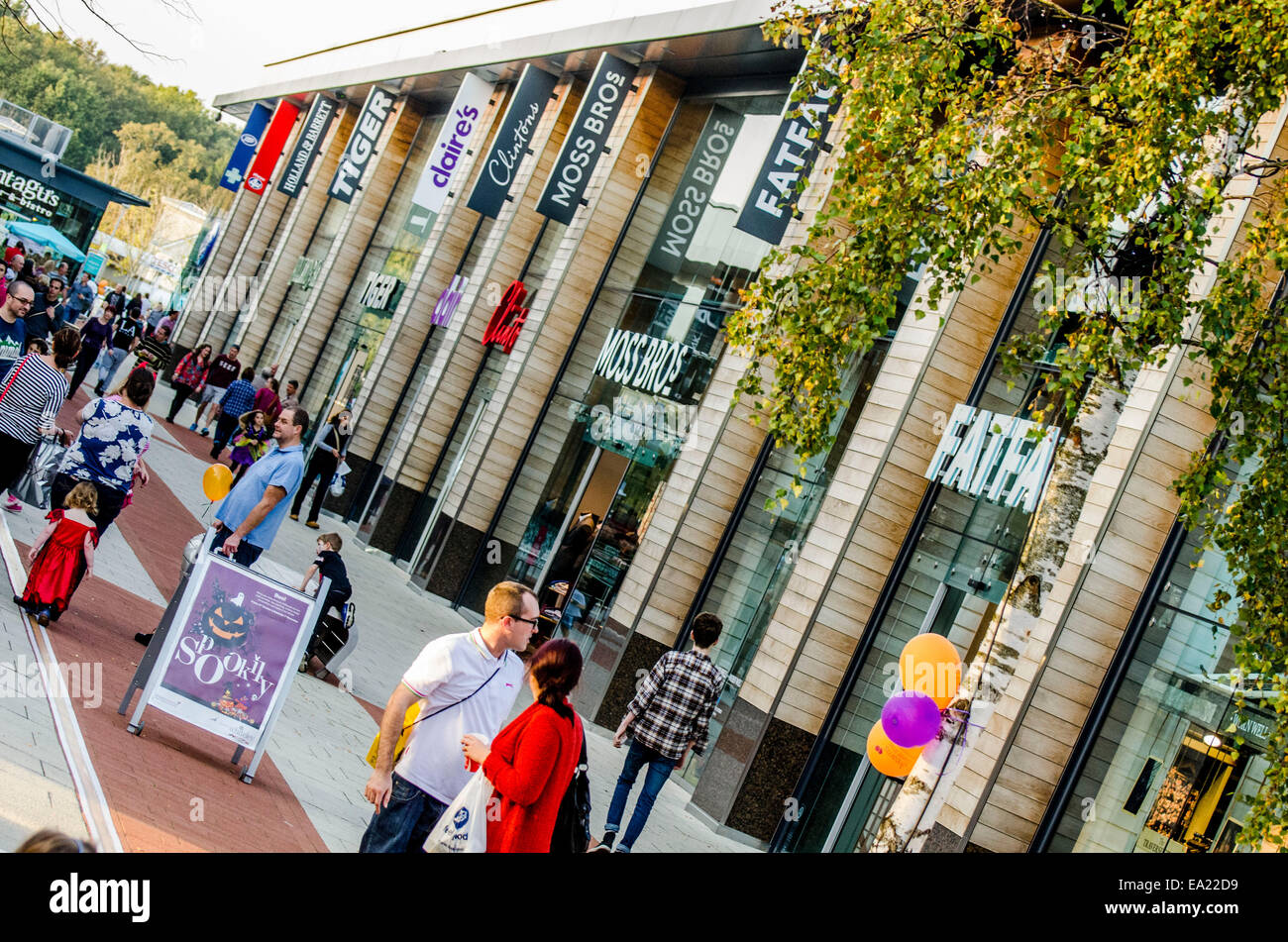 Whiteley Fareham shopping centre UK . A British Land PLC owned shopping ...