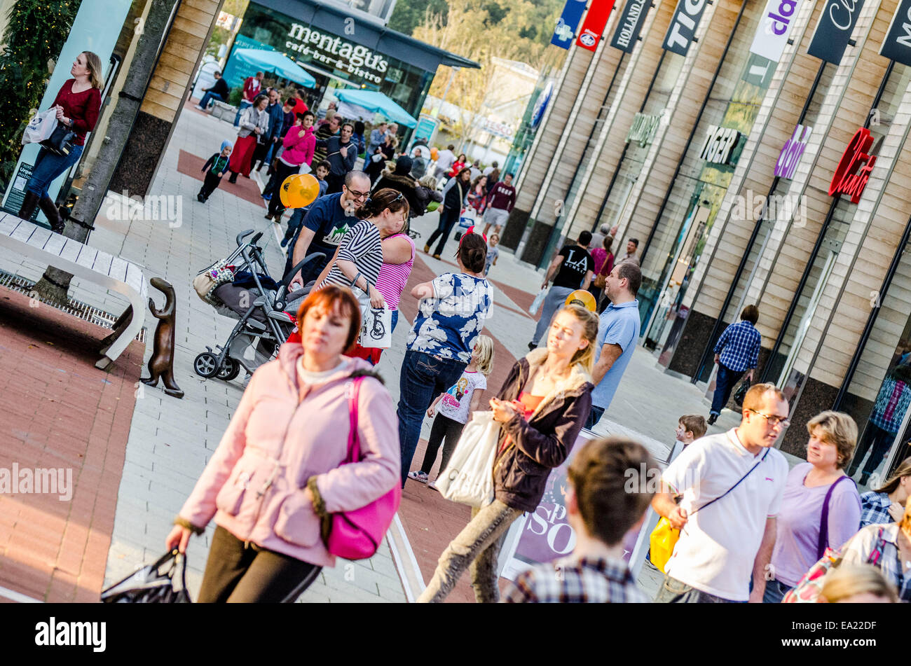 Whiteley Fareham shopping centre UK . A British Land PLC owned shopping ...