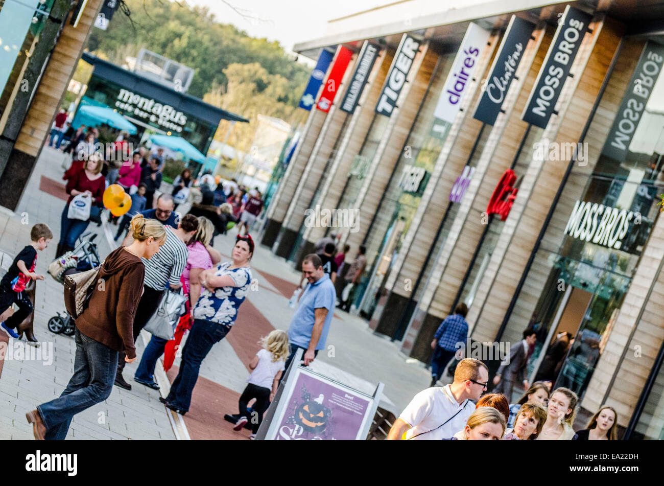 Whiteley Fareham shopping centre UK . A British Land PLC owned shopping ...