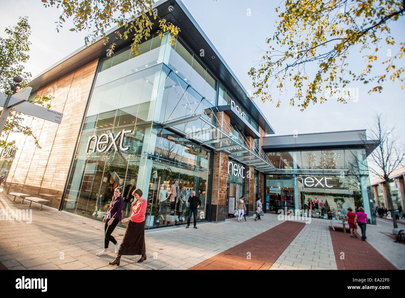 Whiteley Fareham shopping centre UK . A British Land PLC owned shopping ...