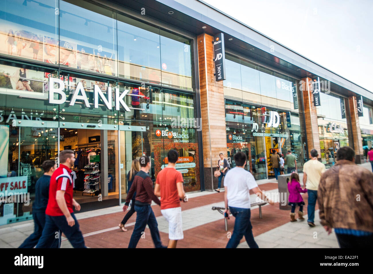 Whiteley Fareham shopping centre UK . A British Land PLC owned shopping ...