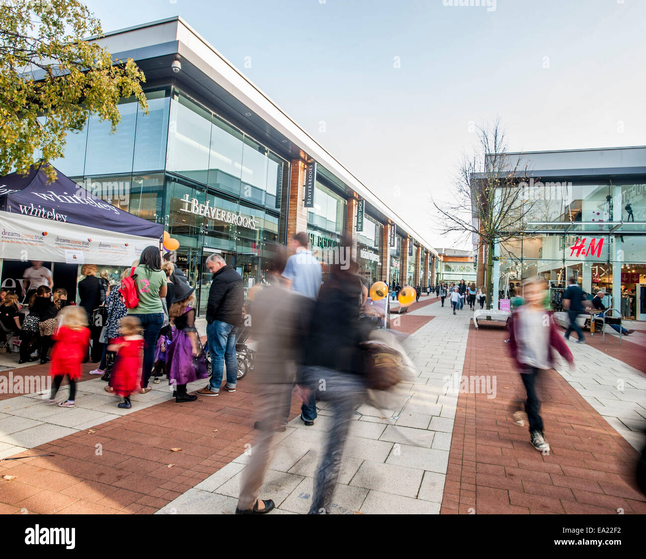 Whiteley Fareham shopping centre UK . A British Land PLC owned shopping ...