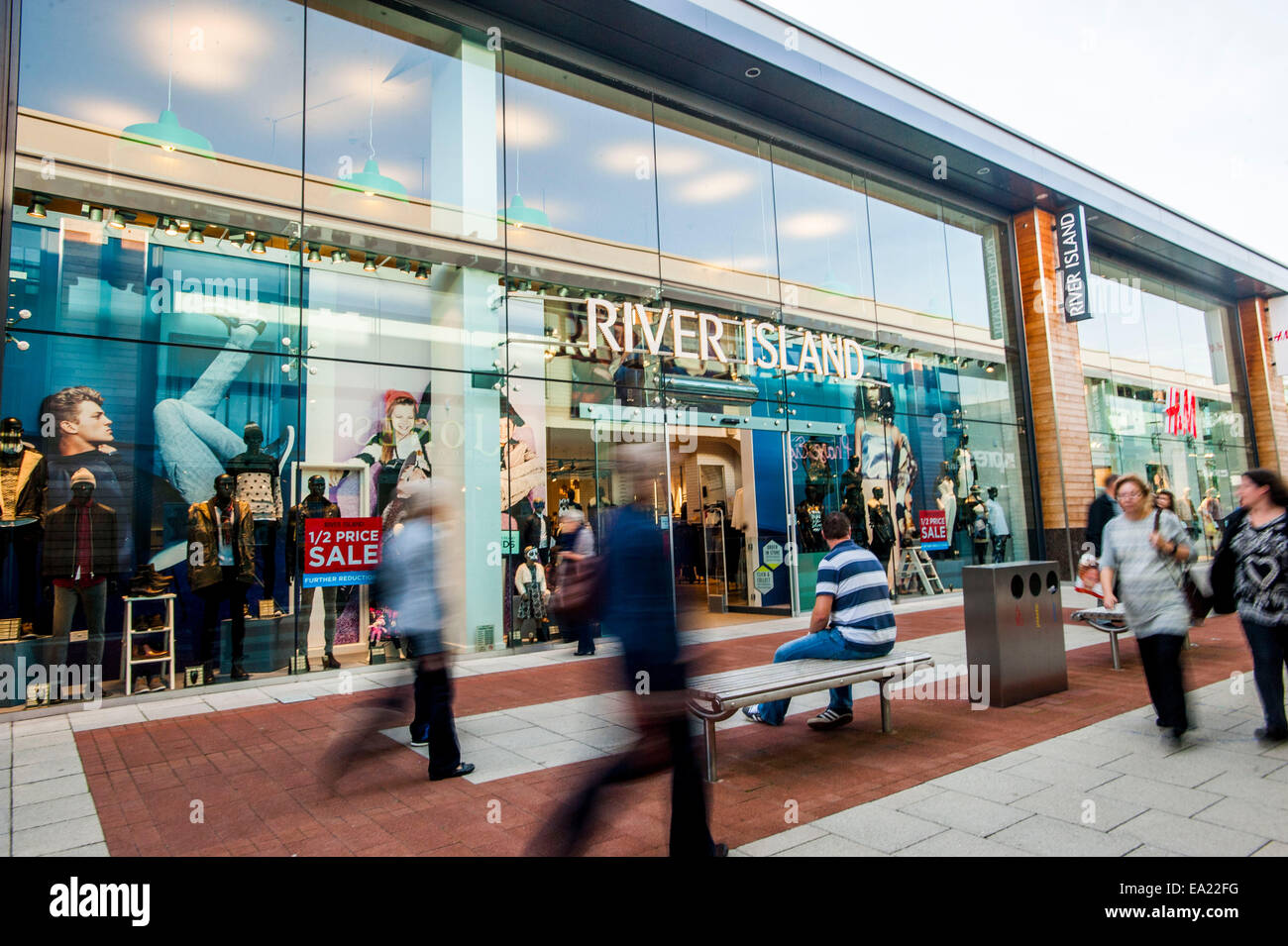 Whiteley Fareham shopping centre UK . A British Land PLC owned shopping ...