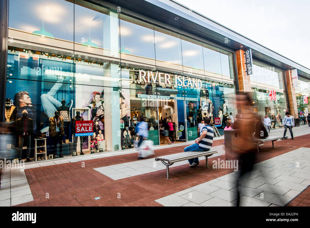 Whiteley Fareham shopping centre UK . A British Land PLC owned shopping ...