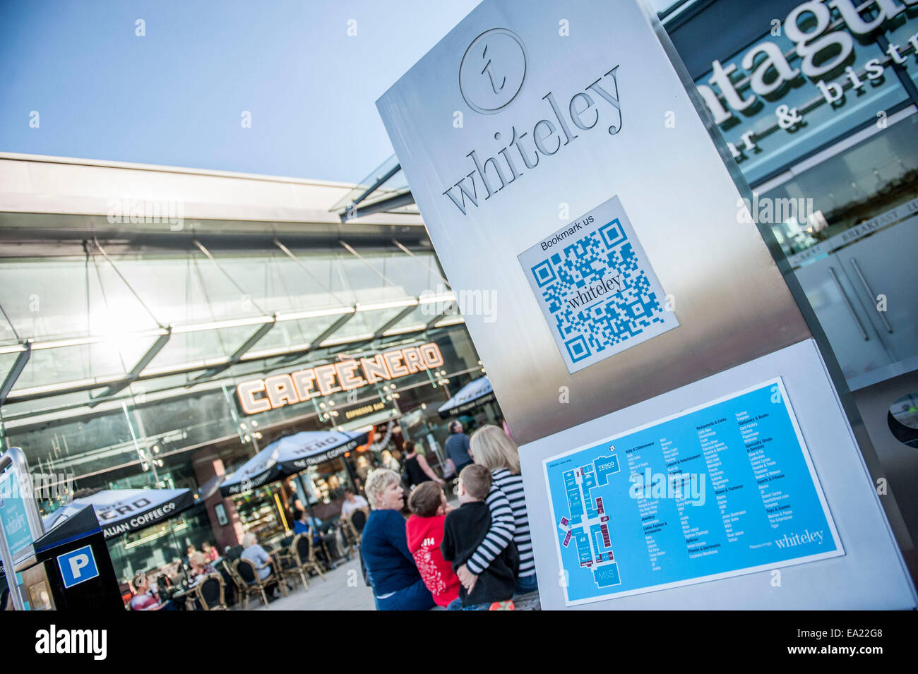 Whiteley Fareham shopping centre UK . A British Land PLC owned shopping ...