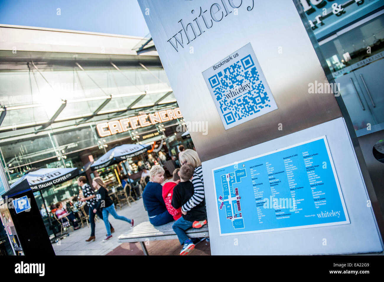 Whiteley Fareham shopping centre UK . A British Land PLC owned shopping ...