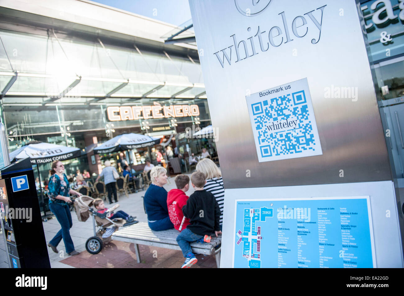 Whiteley Fareham shopping centre UK . A British Land PLC owned shopping ...