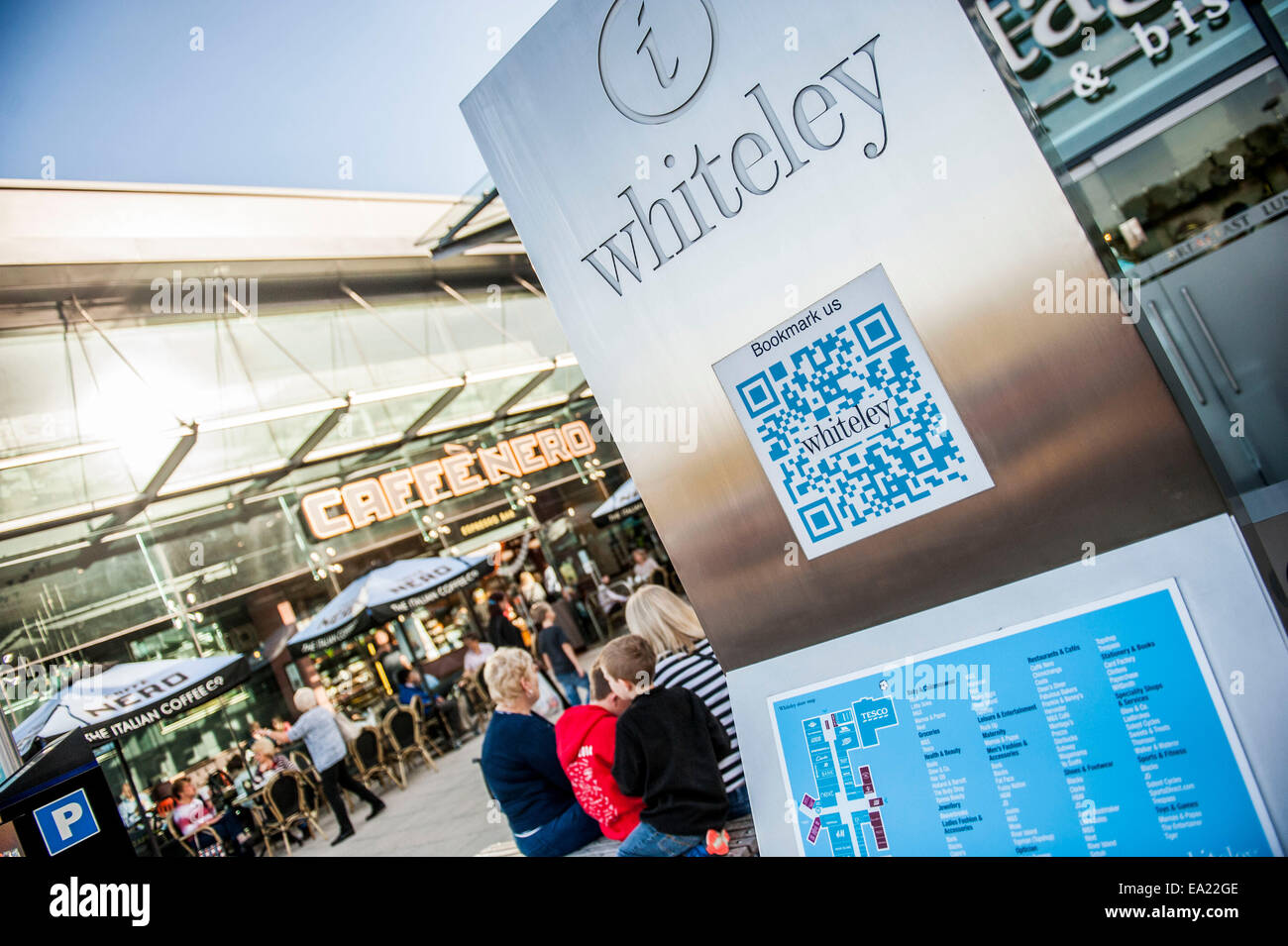 Whiteley Fareham shopping centre UK . A British Land PLC owned shopping ...