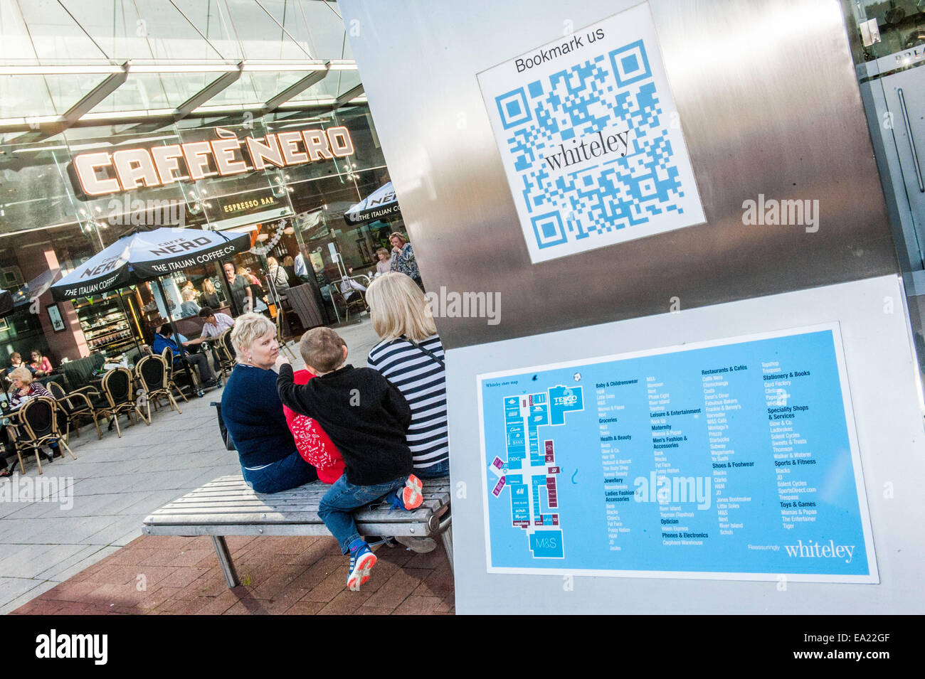 Whiteley Fareham shopping centre UK . A British Land PLC owned shopping ...