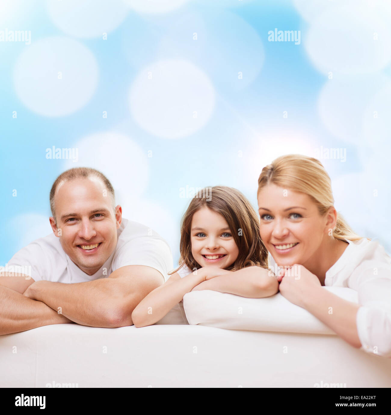 happy family at home Stock Photo - Alamy