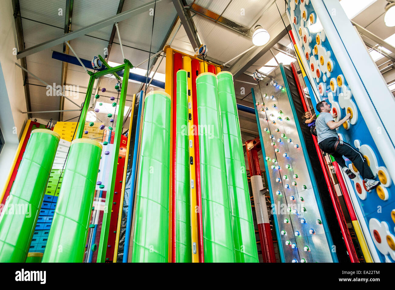 rock up an indoor climbing experience Whiteley Fareham Stock Photo - Alamy