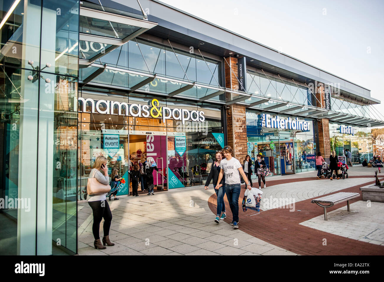 Whiteley Fareham shopping centre UK . A British Land PLC owned shopping ...