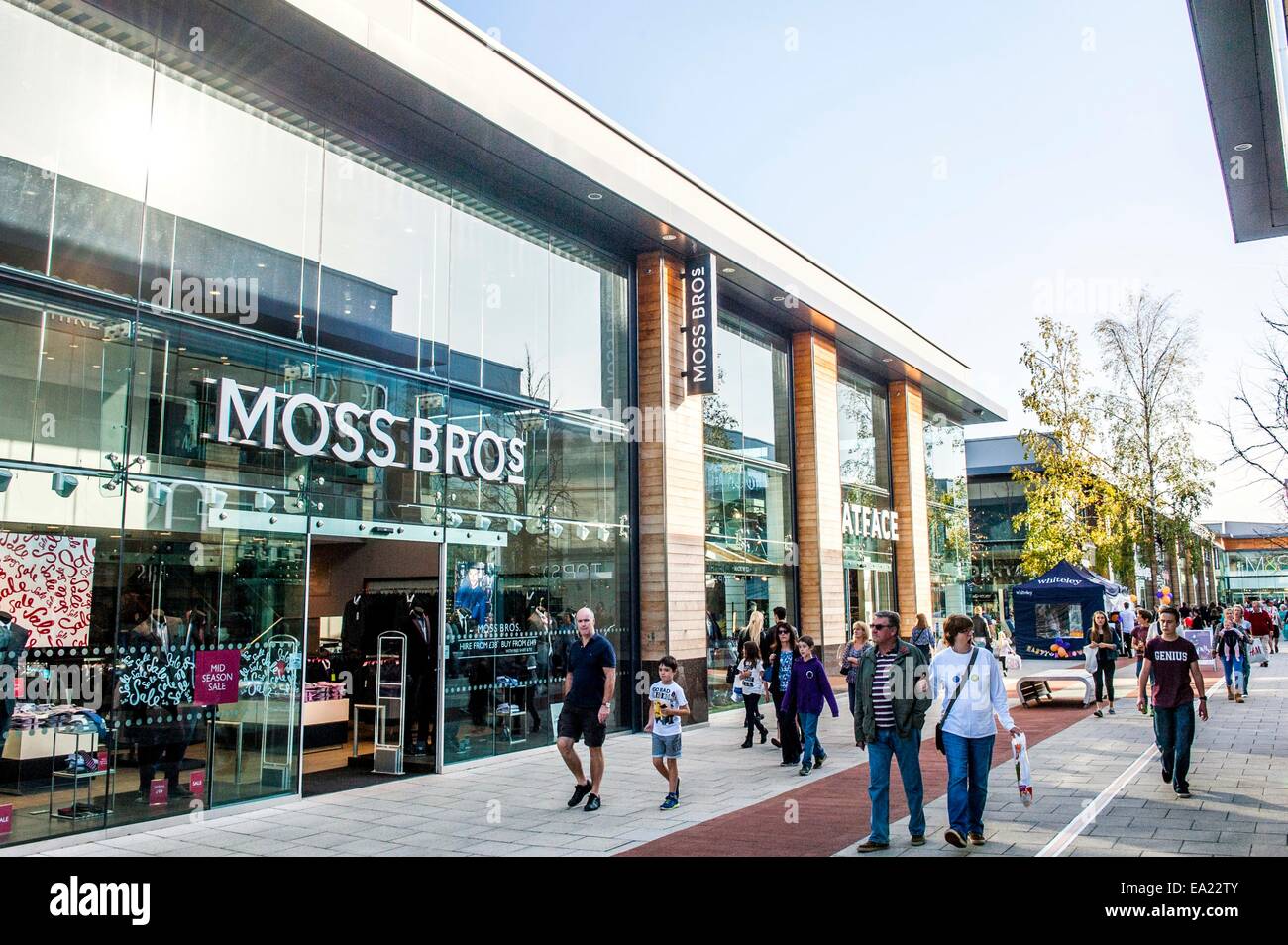 Whiteley Fareham shopping centre UK . A British Land PLC owned shopping ...