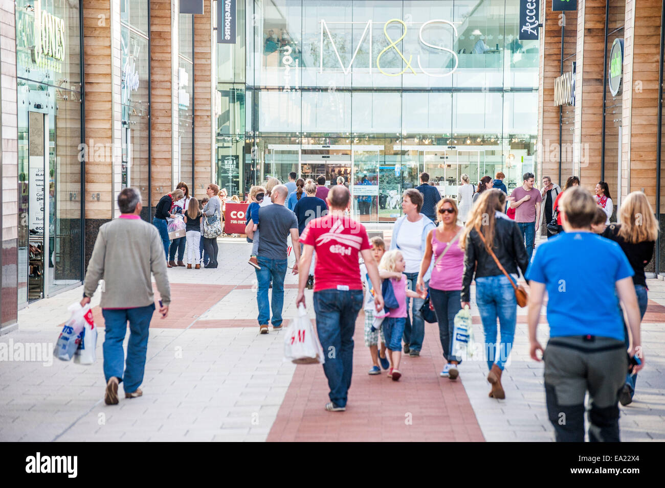 Whiteley Fareham shopping centre UK . A British Land PLC owned shopping ...