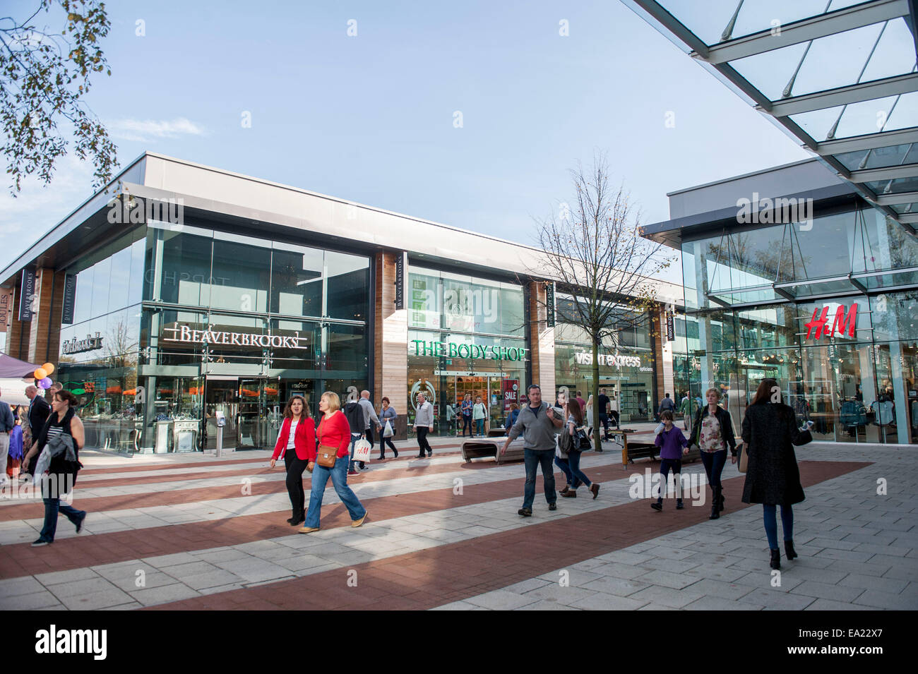 Whiteley Fareham shopping centre UK . A British Land PLC owned shopping ...