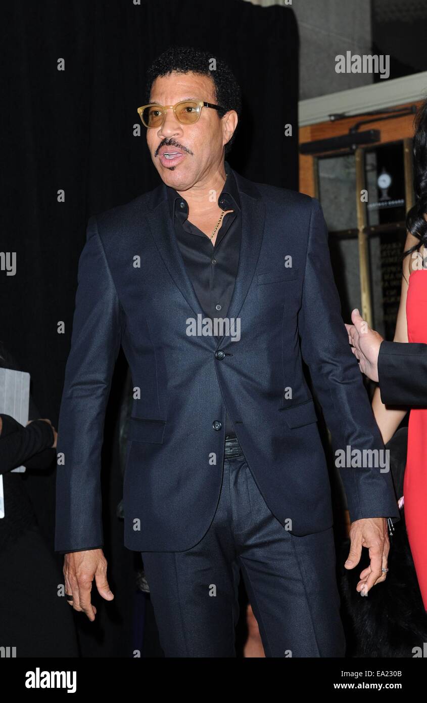 New York, NY, USA. 4th Nov, 2014. Lionel Richie at arrivals for Topshop ...