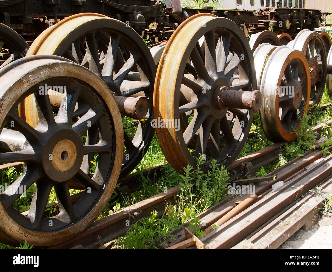Rail Wheels And Axle High Resolution Stock Photography and Images - Alamy