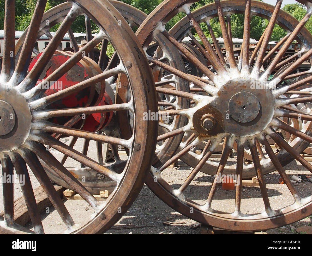 Rail wheels and axle hi-res stock photography and images - Alamy
